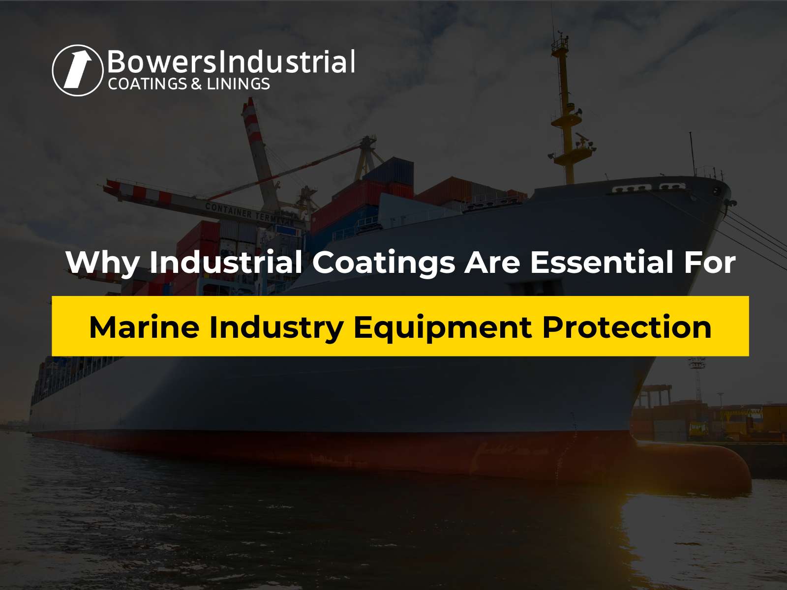Industrial Coatings Are Essential for Marine Equipment Protection